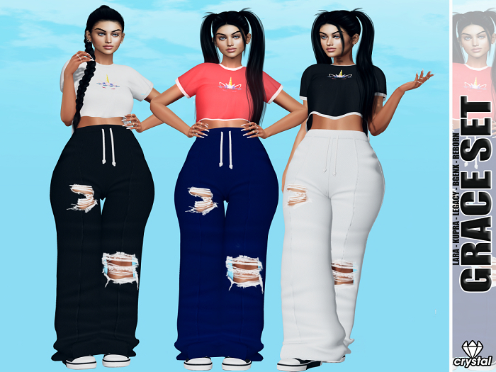 Second Life Marketplace - .:: Crystal ::. Grace Set